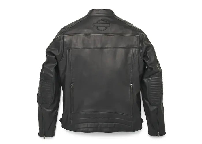 HARLEY-DAVIDSON MENS Fremont Triple Vent System Leather Jacket - 97030 ...